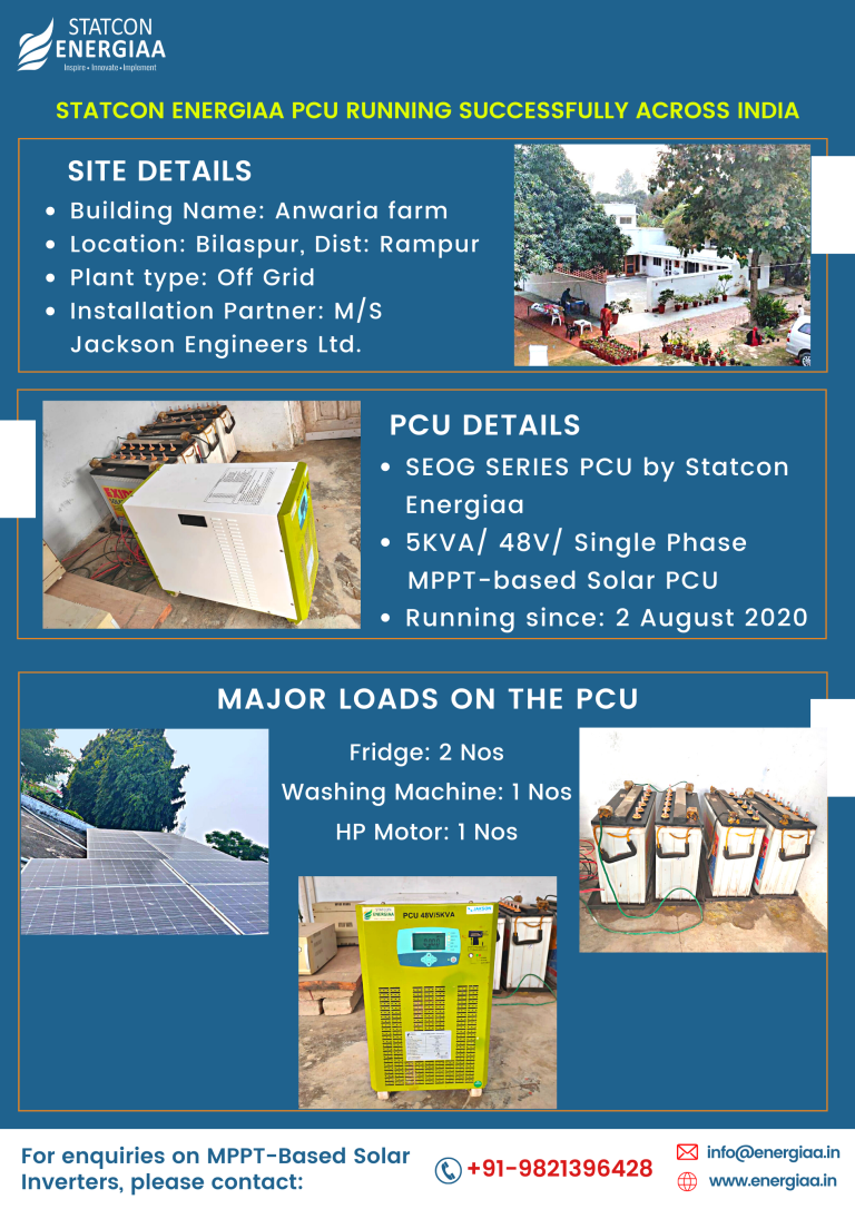 Statcon Energiaa Case Studies | Statcon Energiaa