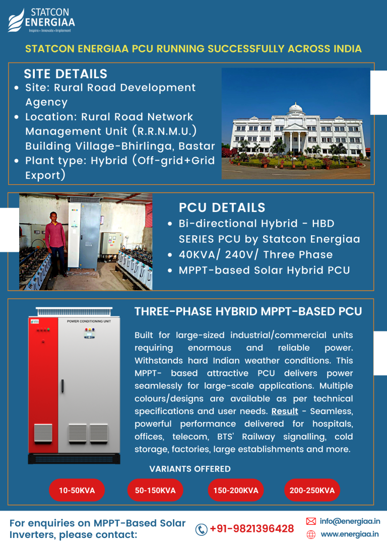 Statcon Energiaa Case Studies | Statcon Energiaa